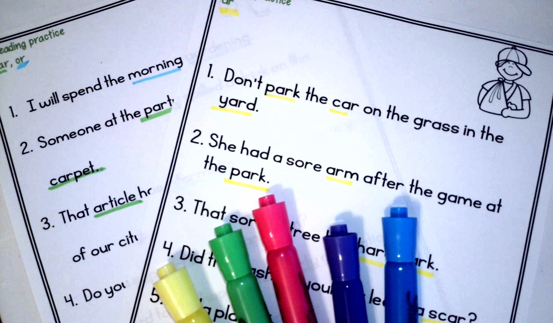 Decodable Sentences – Blue Cottage Tutoring